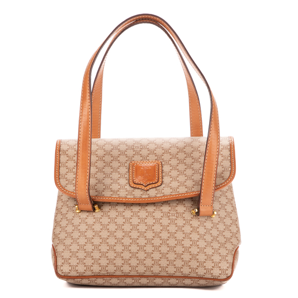 Celine | Bags | Celine Small Vintage Square Flap In Beigebrown Macadam ...